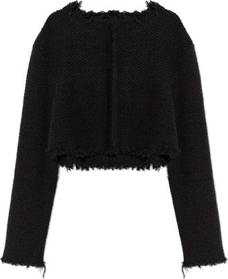 Jil Sander Femme, Pulls, Noir, Taille: 38 FR Cardigan Court