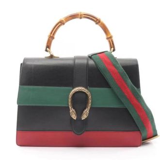 Gucci Sac &agrave; main vintage en cuir Pre-owned - Femme - Pre-owned - Multicolore - Taille: ONE Size