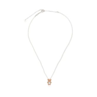 Yvmin Halskette mit B&auml;renanh&auml;nger und Perlmutt - - Accessories - Damen - Grau - ONE SIZE