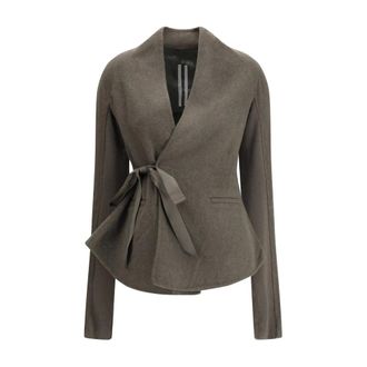 Rick Owens Femme, Vestes, Gris, Taille: 40 FR Blazers
