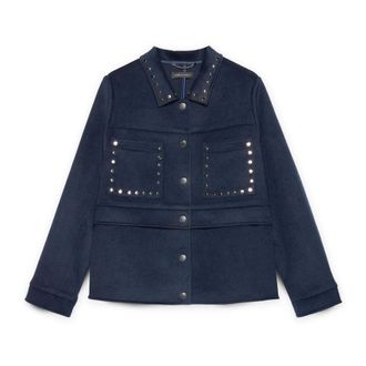 Fiorella Rubino Damen, Jacken, Blau, 2XLGr&ouml;&szlig;e