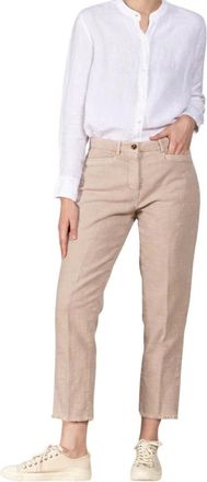 Mason's Femme, Pantalons, Beige, Taille: 46 FR New York Carrot