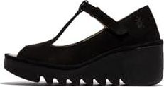 FLY London Femme BEIL584FLY Sandal, Black, 42 EU