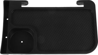 Supvox Klappbarer Seitentisch Getränkehalter und Ablage für Camping Strandstuhl Stabiler Becherhalter und Snacktablett Wetterfester Lounge Chair Cup Holder f