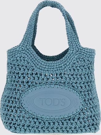 Tod's Sac &agrave; Main Femme couleur Bleu Azur