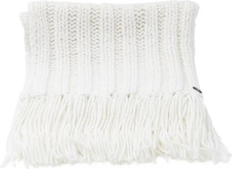 Fedeli Gerippter Strickschal mit Fransen - Nude