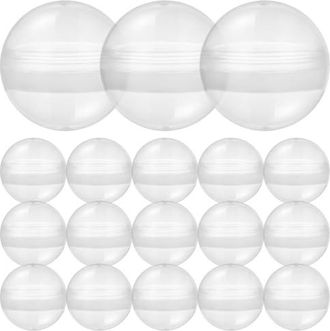 Cabilock Boule Transparente Distributeur Automatique De Capsules Rondes 100 Pi&egrave;ces Machine &Agrave; Boules De Gomme R&eacute;cipient Vide Rond Transparent pour Lartisanat Re