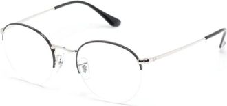 Ray-Ban unisex, Accessoires, Noir, Taille: 51 MM Monture optique Round Gaze