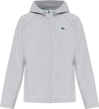 Lacoste Homme, Sweatshirts et sweats &agrave; capuche, Gris, Taille: L Sweat &agrave; capuche zipp&eacute; Sport Stretch