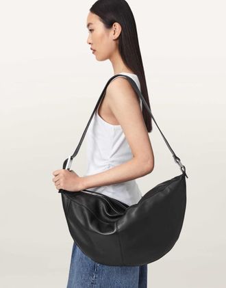 AllSaints Luna - Sac port&eacute; &eacute;paule - Noir/argent&eacute;-multicolore