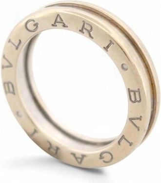 Bulgari Ring - BULGARI B.ZERO1 RING AN852423 55 IN 18K WEISSGOLD - Gr. ONESIZE - in Silber - f&uuml;r Damen