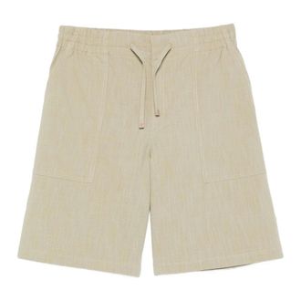 Dr&ocirc;le de Monsieur Homme, Shorts, Vert, Taille: L Drawstring Patch-Pocket Shorts