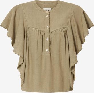 Isabel Marant Top Marlie - Femme - Light Bronze - Taille34 - Marant &Eacute;toile