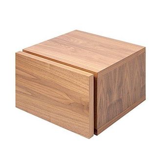 TemaHome Float Nachttisch, 45x43x31 cm, Nussbaum, Walnut