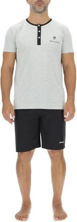 Pierre Cardin Pierre Cardin Underwear Homme Pca/1/Enc/228 Ensemble De Pijama, Gris Chiné/Noir, XXL EU