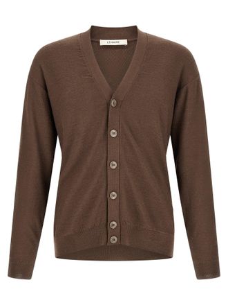 Christophe Lemaire Fine Wool Blend Cardigan - Brown
