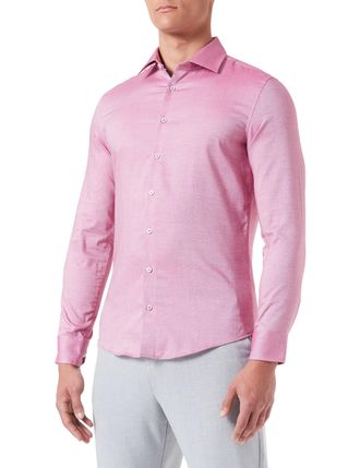 Seidensticker Herren 653730 Hemd, Pink, 40