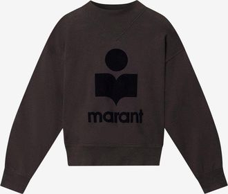 Isabel Marant Sweatshirt Moby - Femme - Noir D&eacute;lav&eacute; - Taille 44 - Marant &Eacute;toile
