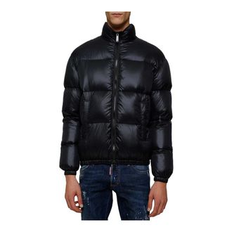 Dsquared2 Stilvolle Kaban Jacke - - Jackets - Damen - Schwarzk - L