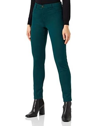 Nafnaf FPOWER Skinny Pantalon, Dark Green, 36 Femme