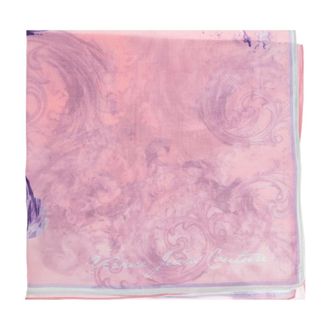 Versace Jeans Couture Femme, Accessoires, Rose, Taille: ONE Size Barocco Patterned Scarf