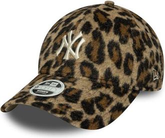 New Era 9Forty Femme Cap - Cosy Leopard New York Yankees