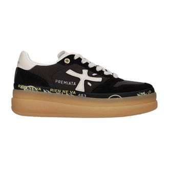 Premiata Femme, Chaussures, Noir, Taille: 38 EU Micol Baskets