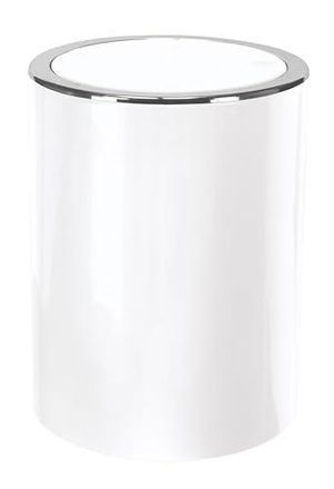 Kleine Wolke Clap Mini, 8415114858, ABS, Kosmetikeimer, Inhalt 1,5 Liter, Schneeweiss 12,8 cm x 16,2 cm