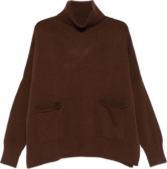 Maryya pull à col roulé - Marron