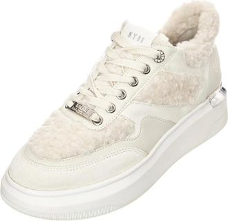 Steve Madden Femme, Chaussures, Blanc, Taille: 35 1/2 EU Scarpe Stringate Profilo Basso