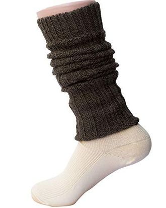 Hirsch Prot&egrave;ge-jambes, 100 % laine (culture biologique contr&ocirc;l&eacute;e)., marron, taille unique