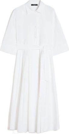 Max Mara Femme, Robes, Blanc, Taille: 36 FR Shirt Robes