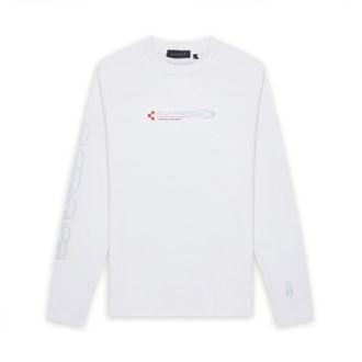Aspact Vogayer LS Tee - - Tops - Herren - Wei&szlig; - S