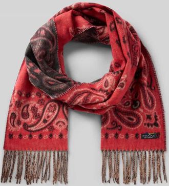 Fraas Schal mit Paisley-Muster und Fransen-Abschluss