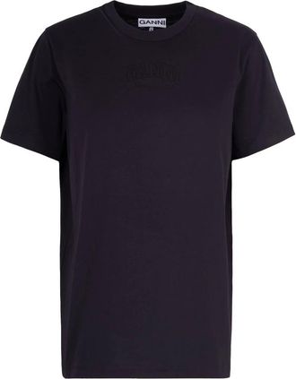 Ganni Femme, Tops, Bleu, Taille: 36 FR Essentials Tee