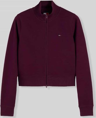 Tommy Jeans Regular Fit Sweatjacke aus Baumwoll-Mix
