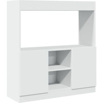 vidaXL Highboard Weiß 92x33x100 cm Holzwerkstoff - Vidaxl