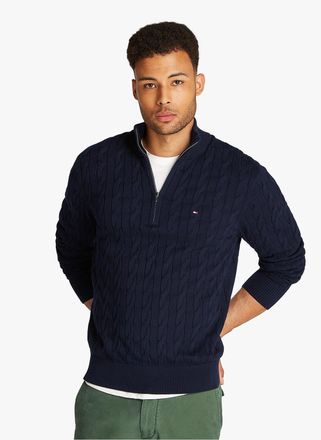 Tommy Hilfiger Pull torsad&eacute; en maille