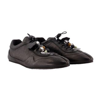 Cecilie Bahnsen Embellished Calfskin Loafer - Black