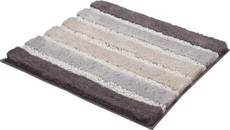 Kleine Wolke Badteppich Phoenix, 60x 60 cm, Silbergrau