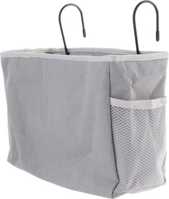 NUOBESTY Filzstoff Aufbewahrungstasche f&uuml;r Bettseiten Gro&szlig;e Kapazit&auml;t Vielseitiger H&auml;nge Organizer f&uuml;r Wohnheim Auto Sofa Kinderbett mit Polyester Netz Einfach