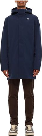 K-Way Marlyn Bonded Jacket - - Coats - Herren - Blau - 3XL