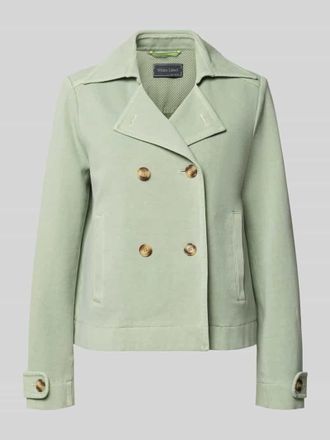 White Label Zweireihige Jacke mit &Auml;rmelriegeln