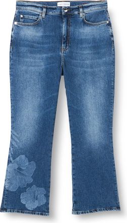 Pinko Damen Belen Boot Cut Denim Laser TRO Jeans, PJU_LAVAGGIO Vintage Medio, 25