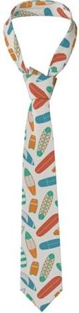 Generic Cravate DAffaires Motif De Planche De Surf Classique Tie R&eacute;glable Cravate Pour Homme Pour Affaires C&eacute;l&eacute;brations Accessoires