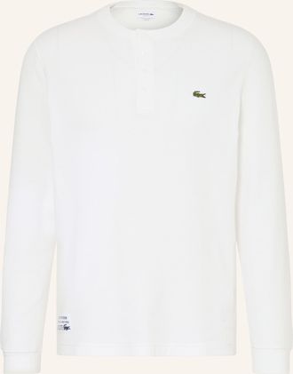 Lacoste Henley-Shirt weiss