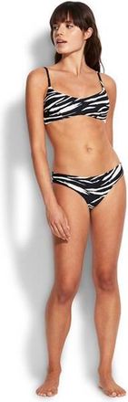 Seafolly Damen Bikinihose Skin Deep Hipster Pant