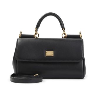 Dolce & Gabbana Femme, Sacs, Noir, Taille: ONE Size My Sicily Handbag