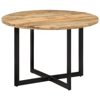 vidaXL Vidaxl - Table &agrave; d&icirc;ner 110x75 cm Bois de manguier massif