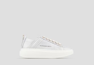 Alexander Smith Wembley Woman Deconstructed in silver tumbled leather